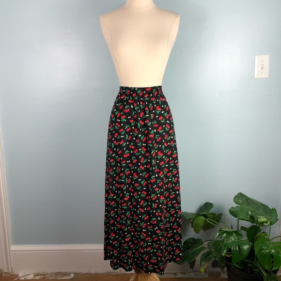 Vintage | Skirts | Vintage Blair Boutique Cherry Skirt | Poshmark